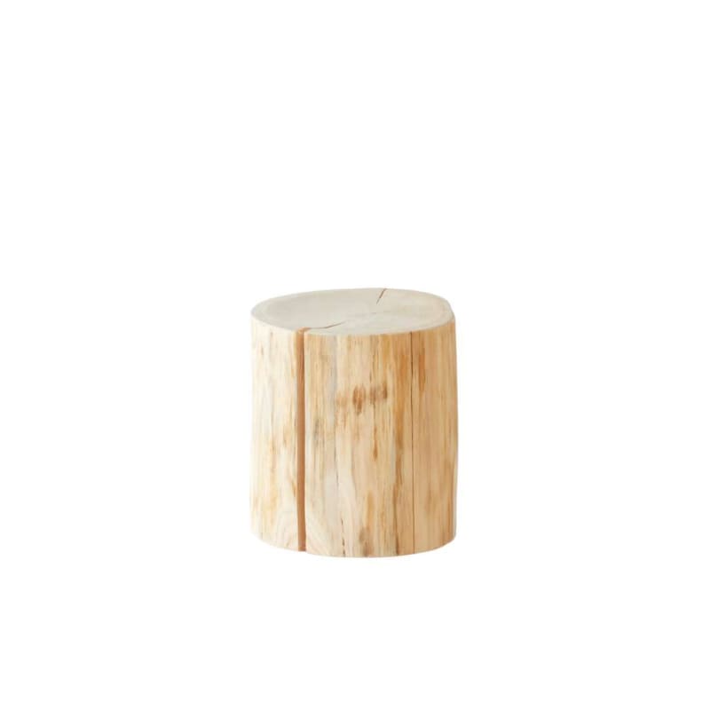 HIBA RAW WOOD STOOL